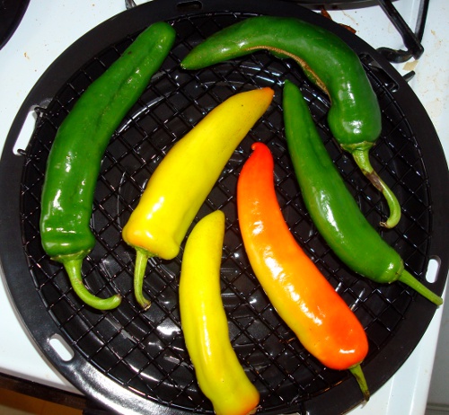 Roasted Chile Peppers | Dishing Out Dessert